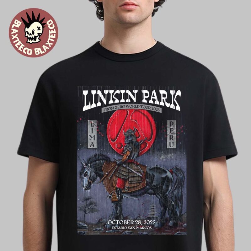 Linkin Park From Zero World Tour 2025 Lima Peru Poster At Estadio San ...
