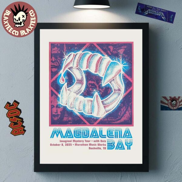 Magdalena Bay Nashville Tennessee 2025 Venue Poster At Marathon Music ...
