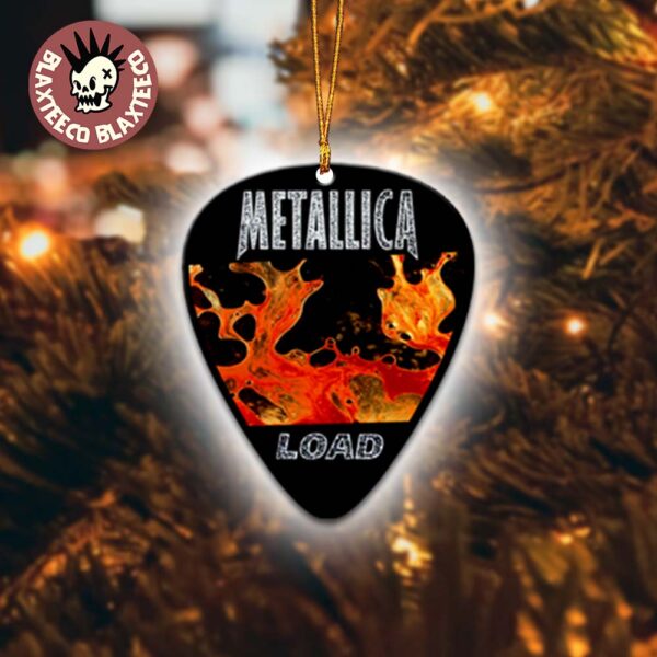 Metallica Load Album Cover Art Guitar Pick Shape Holiday Christmas ...