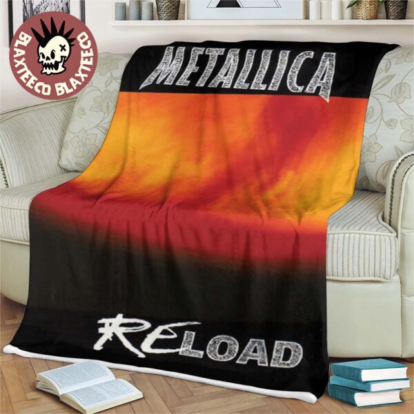 Metallica ReLoad Album Cover Art Fleece Blanket - Blaxteeco