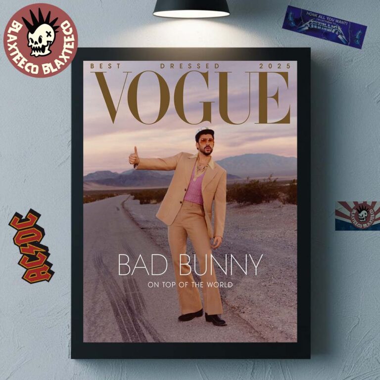 Bad Bunny Graces The Cover Of Vogue Magazine Best Dressed 2025 On Top ...