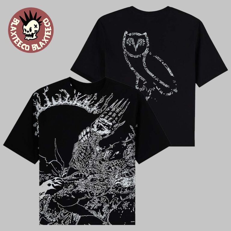 Drake OVO X Marvel Wolverine Masthead T-Shirt - Blaxteeco