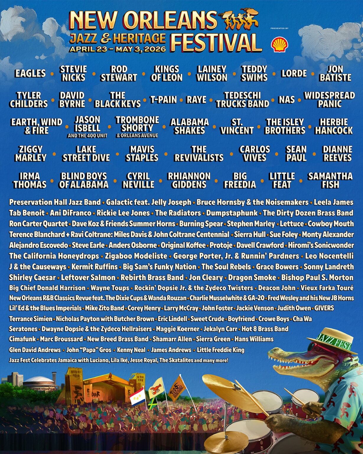 New Orleans Jazz & Heritage Festival 2026: Complete Lineup, Dates ...
