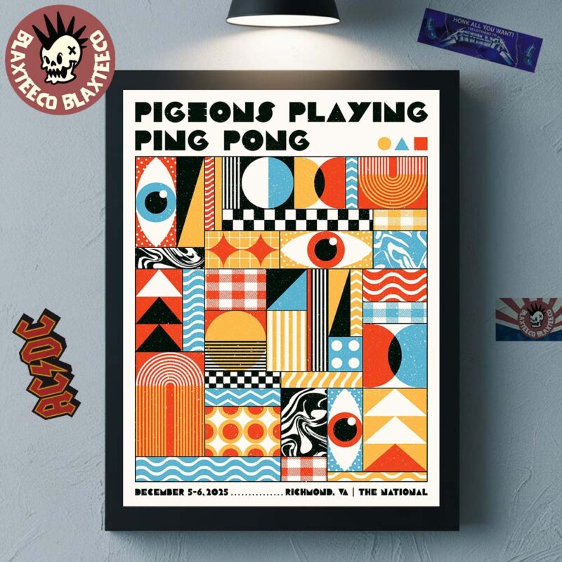 Pigeons Playing Ping Pong Richmond Virginia 2025 Event Poster At The ...