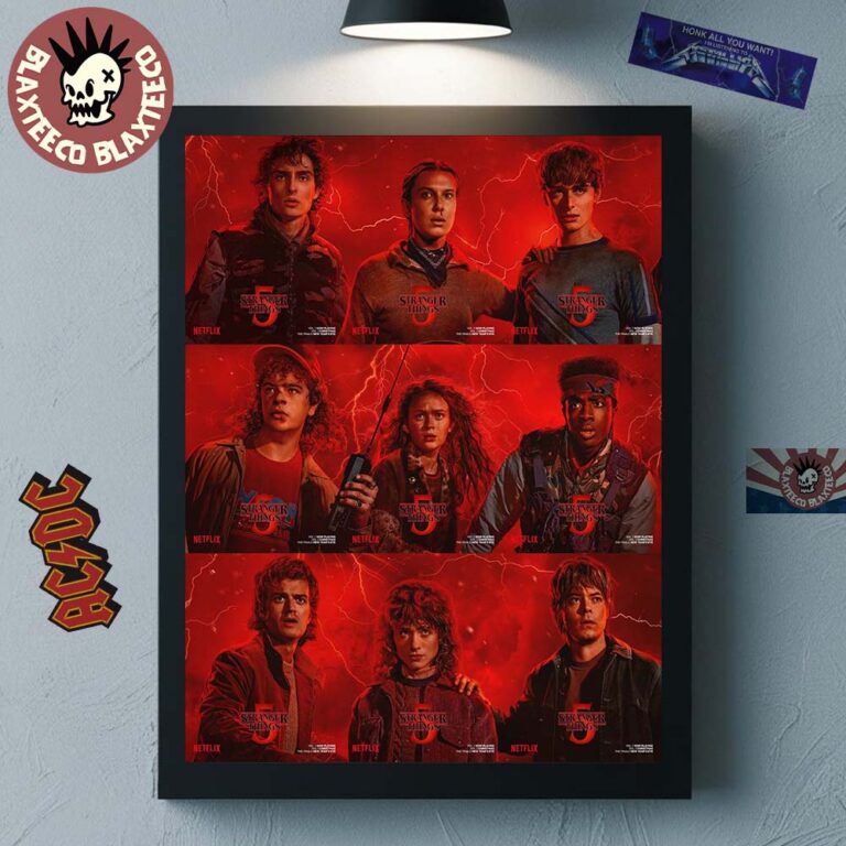 Stranger Things 5 Vol 2 Characters Poster Premieres Christmas Day Home ...