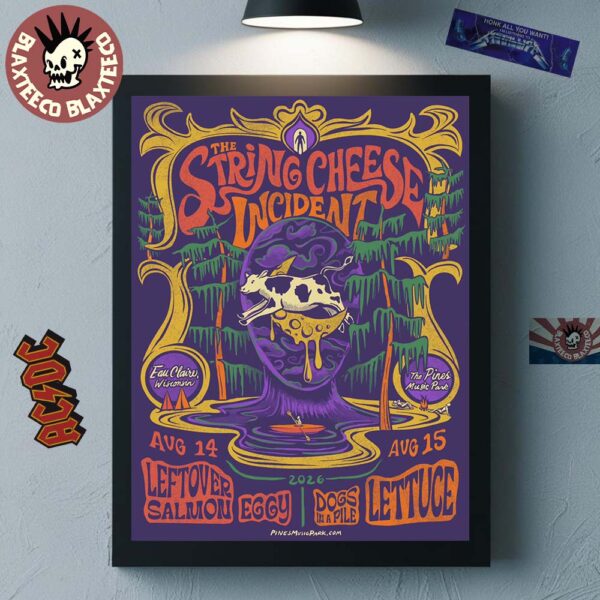 The String Cheese Incident Eau Claire Wisconsin 2026 Event Poster At ...