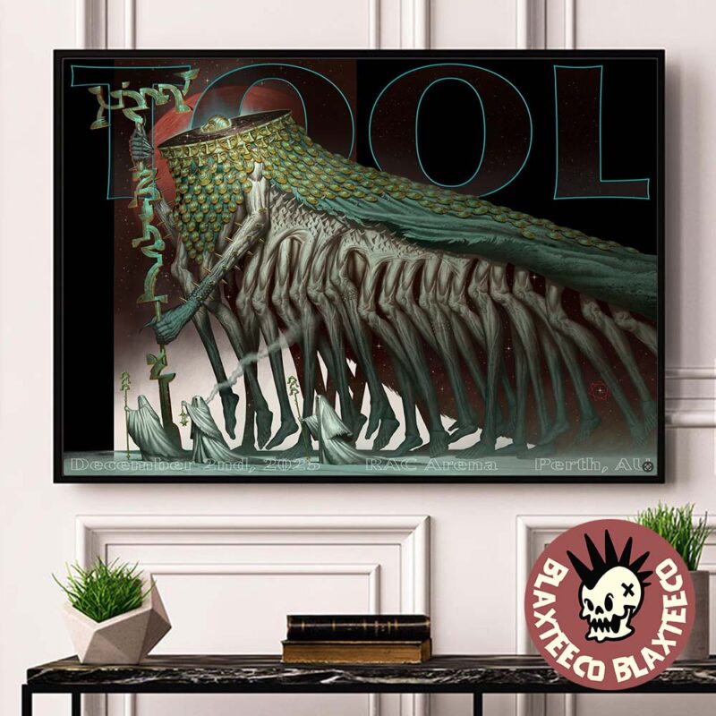 Tool Perth Australia 2025 Event Poster At RAC Arena On December 2 2025 ...