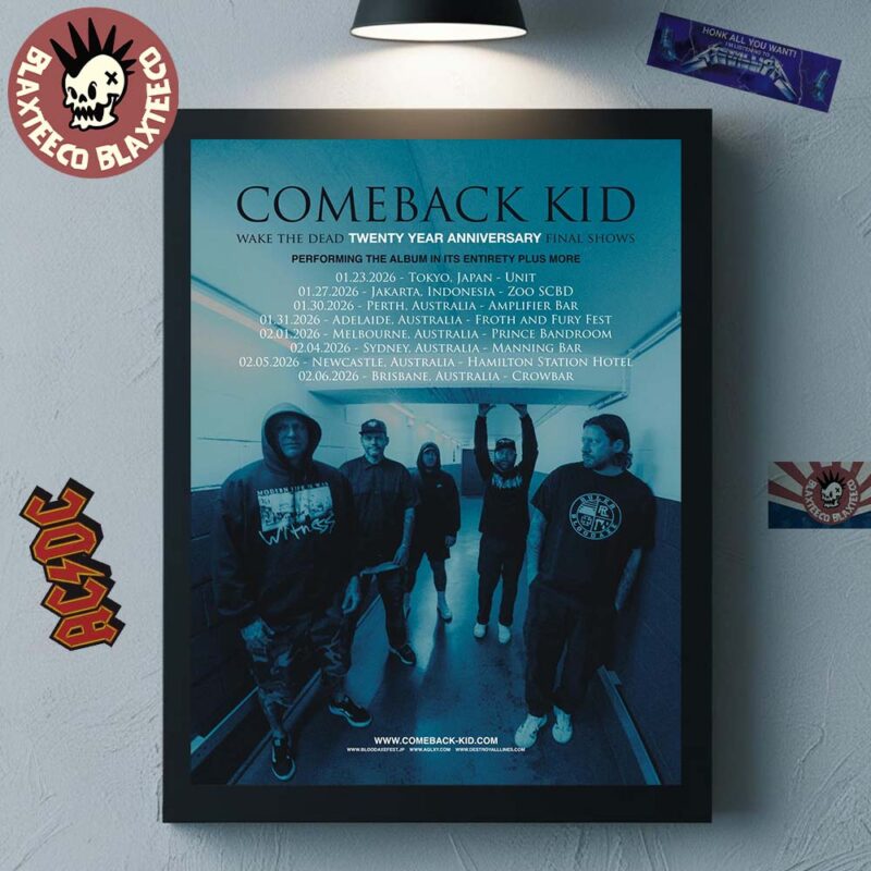 Comeback Kid Wake The Dead Twenty Year Anniversary Final Shows Tour ...