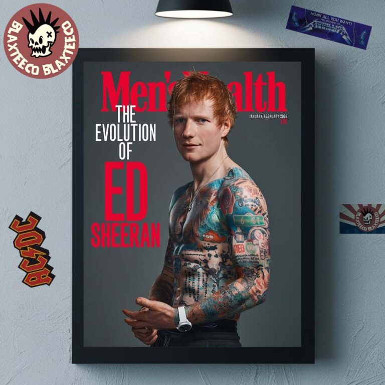 Ed Sheeran Graces The Cover Of Mens Health Uk Magazine January February ...