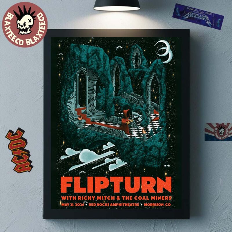 Flipturn Morrison Colorado 2026 Event Poster At Red Rocks Amphitheatre ...
