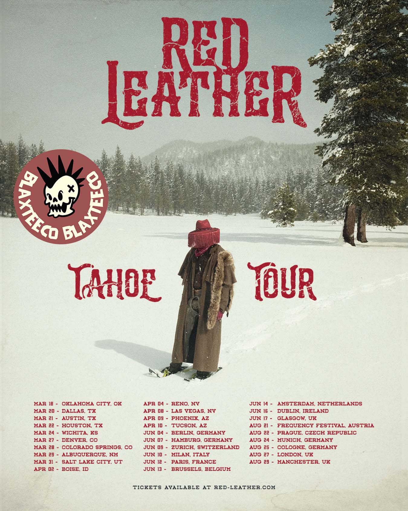 Red Leather Tahoe Tour: Full Dates, Cities, and Everything You Need to ...