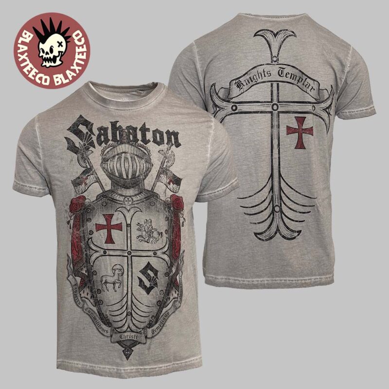Sabaton Knights Templar Limited Templars Vintage T-Shirt - Blaxteeco