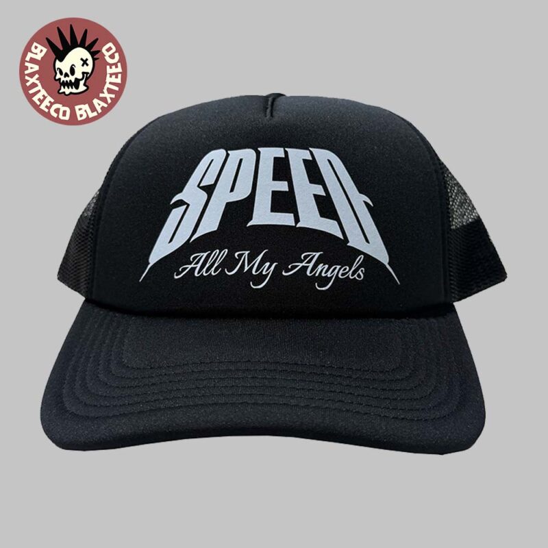 Speed Australia Merch All My Angels Trucker Hat - Blaxteeco