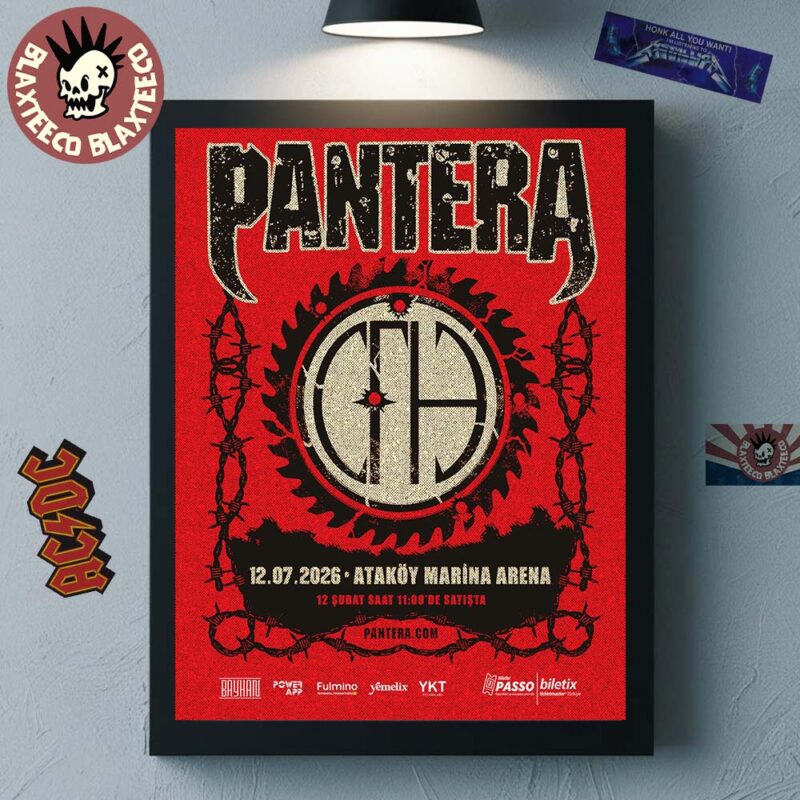 Pantera Istanbul Turkey 2026 Show First Time Playing At Atakoy Marina ...