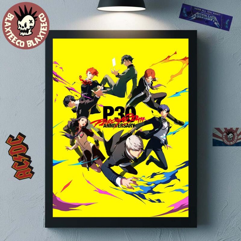 Persona 30th Anniversary Art Home Decor Poster Canvas - Blaxteeco