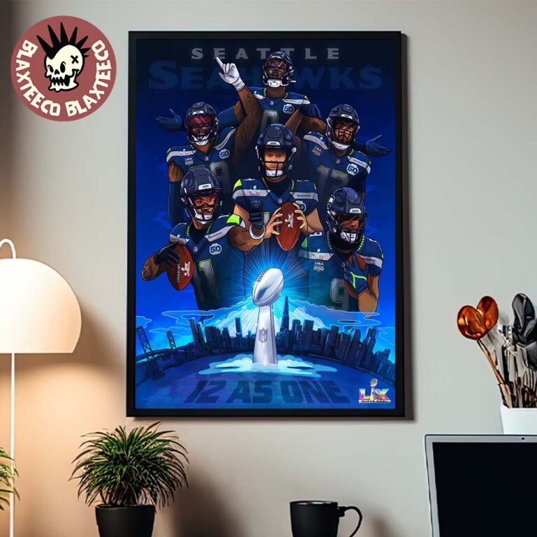 Seattle Seahawks 2026 Super Bowl LX Champions 12 As One Home Decor ...