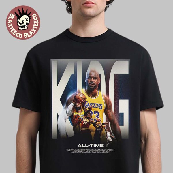 Congrats Lebron James NBA All Time Field Goal Leader T-Shirt - Blaxteeco