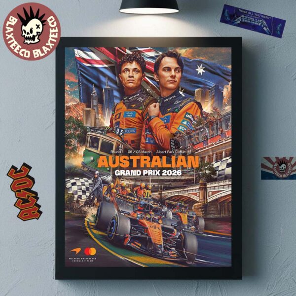 McLaren F1 Team 2026 Australia Grand Prix From 6-8 March At Albert Park ...