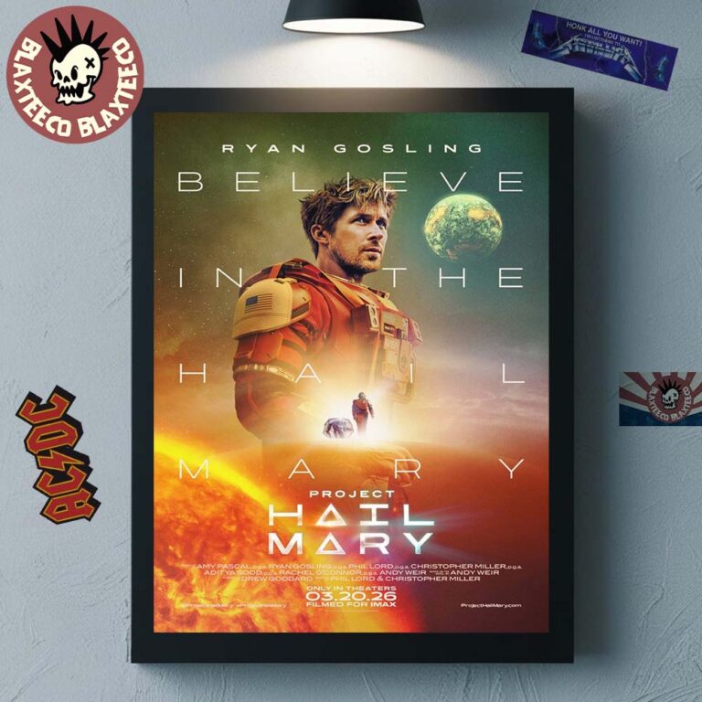 Ryan Gosling Project Hail Mary Believe In The Hail Mary Official Poster ...