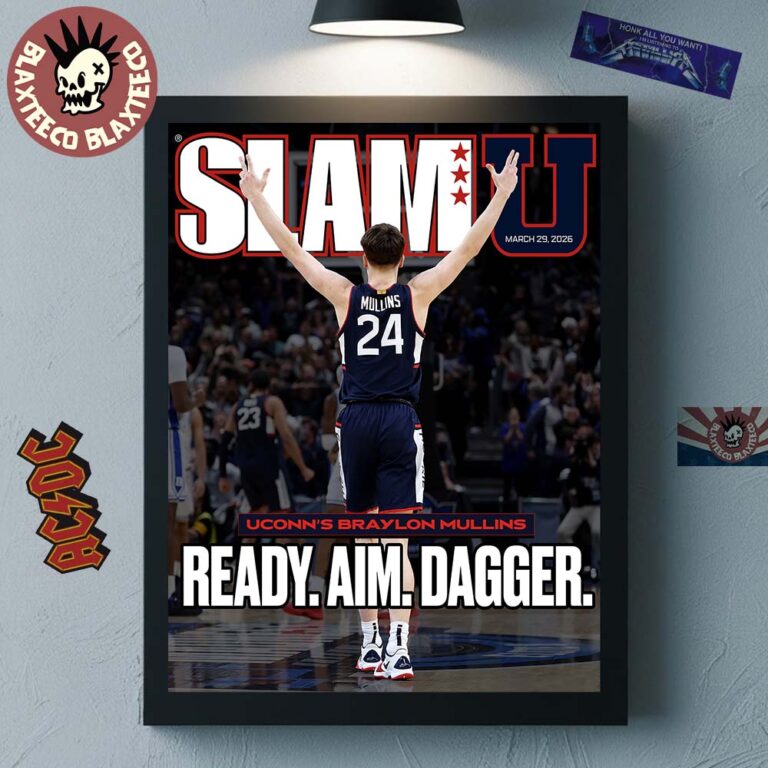 Braylon Mullins Uconn Huskies Men's Basketball SLAMU Cover March 29 ...