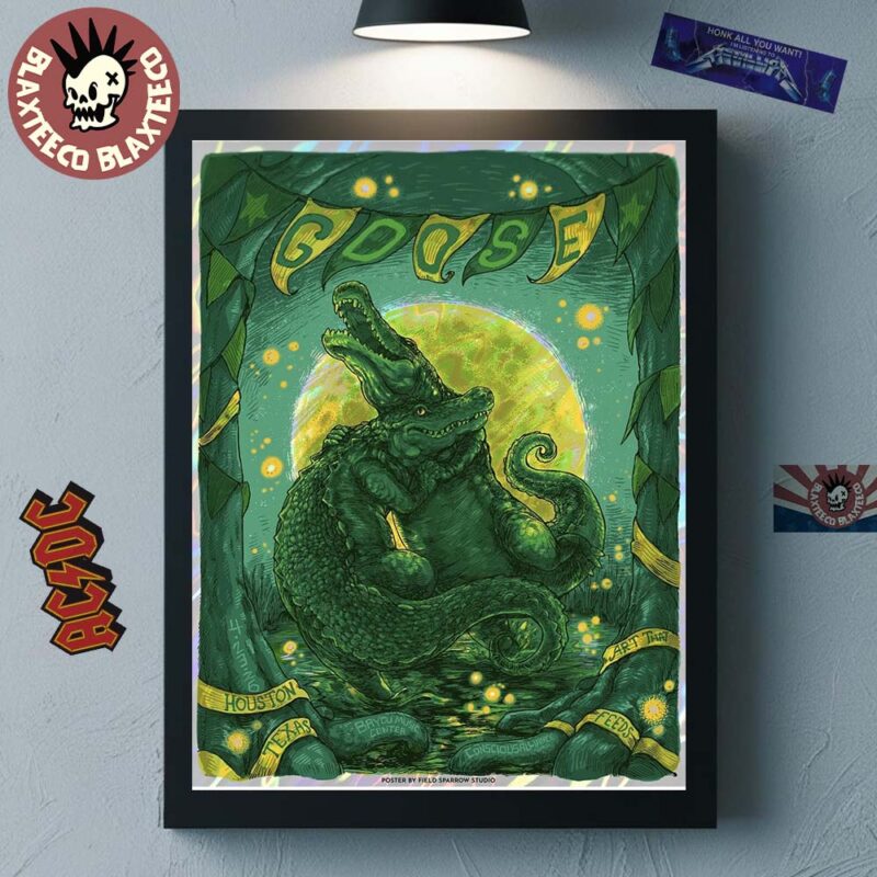 Goose Band Houston Texas 2026 Venue Poster At Bayou Music Center On ...