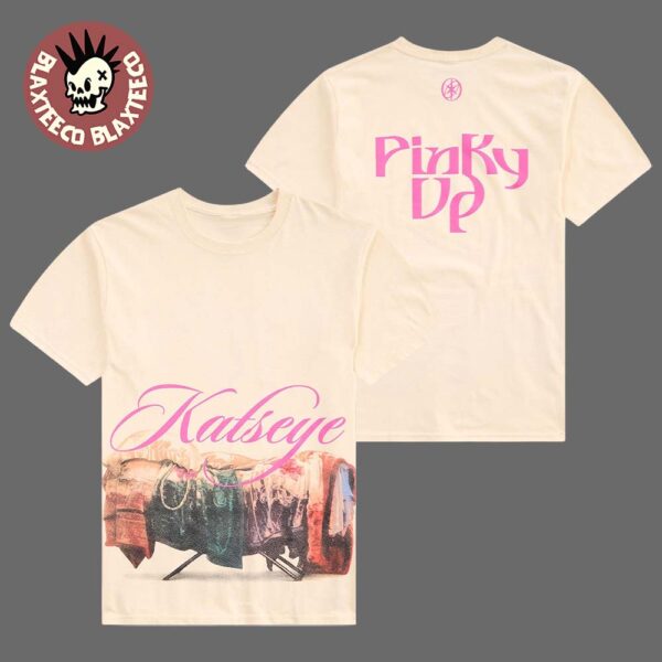Katseye Pinky Up Merch Plush Toy Logo T-Shirt - Blaxteeco