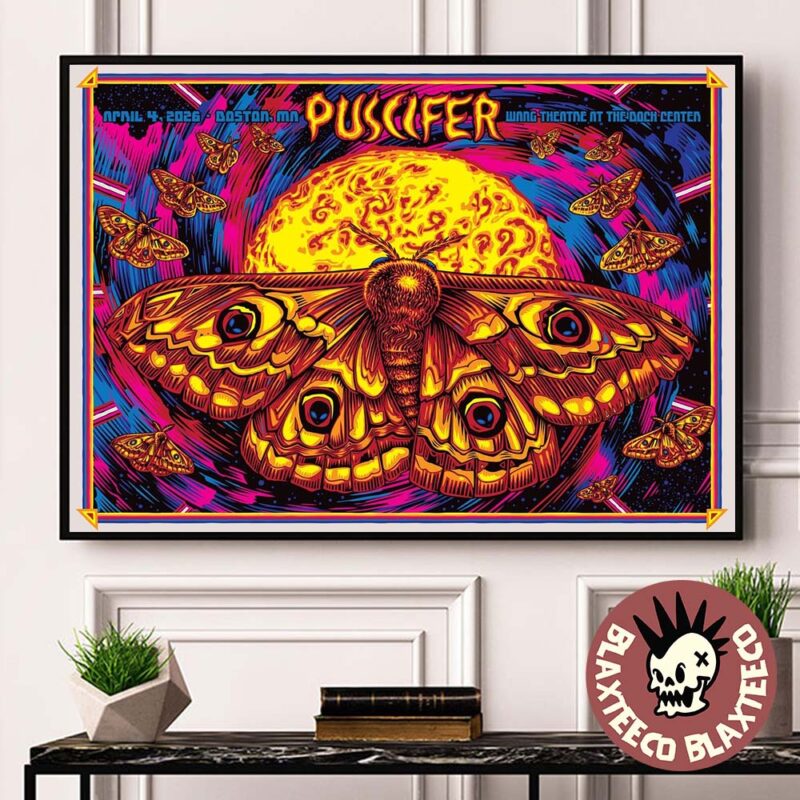 Puscifer Boston Massachusetts 2026 Venue Poster At Wang Theatre In Boch ...