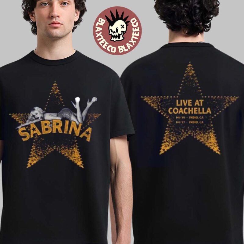 Sabrina Carpenter Coachella 2026 Merch Live In Indio California Golden ...