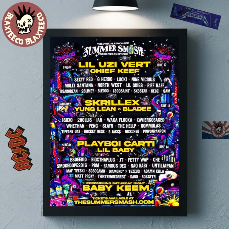 The 2026 Lyrical Lemonade Summer Smash Chicago Full Lineup At SeatGeek ...