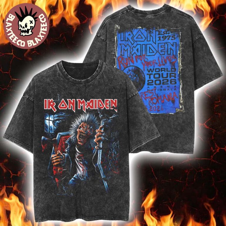 Iron Maiden Bucharest Romania 2026 Tour Exclusive Event Tee At Arena ...