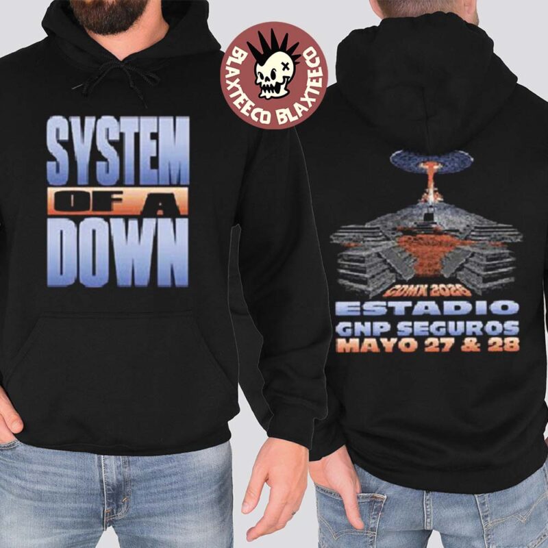 System Of A Down CDMX Mexico 2026 Pop Up Shop Merch Tee At Estadio GNP ...