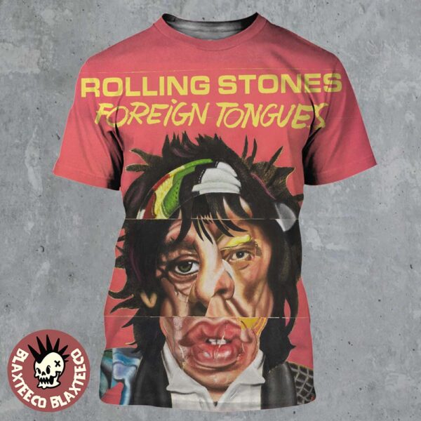 The Rolling Stones Foreign Tongues Album Cover Art All Over Print Shirt the-rolling-stones-foreign-tongues-album-cover-art-all-over-print-shirt