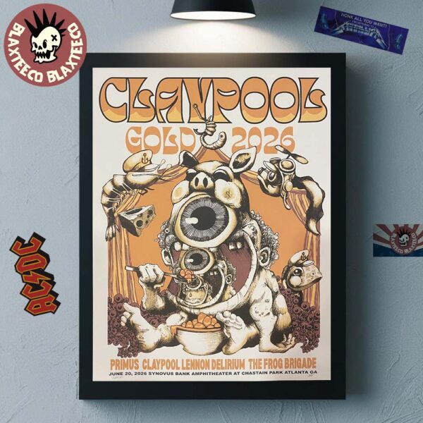 Claypool Gold Primus Claypool Lennon Delirium And The Frog Brigade 2026 ...