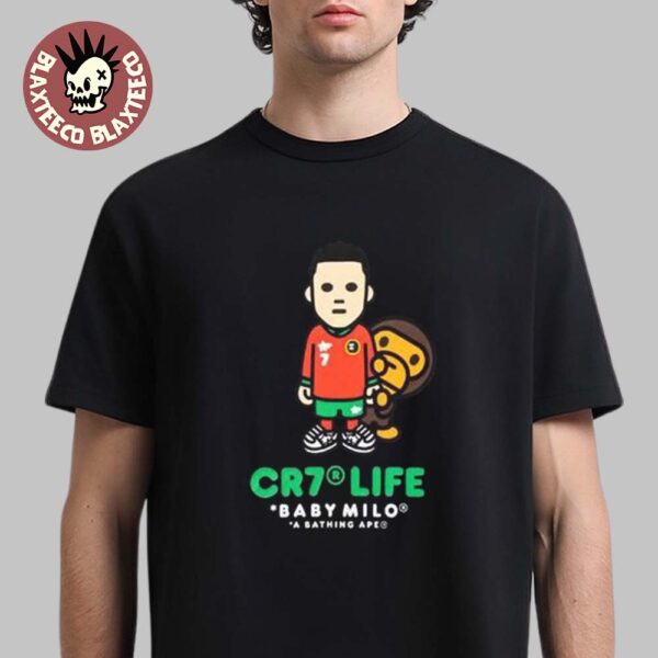 Cristiano Ronaldo X BAPE CR7 Life Baby Milo A Bathing Ape Characters T ...