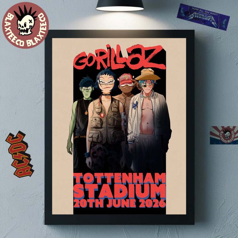 Gorillaz London England 2026 At Tottenham Stadium On 20 June 2026 Home ...