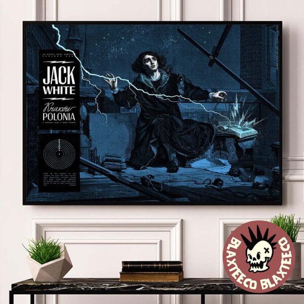 Jack White Krakow Poland 2026 Event Poster For Show At Klub Studio On 2 ...